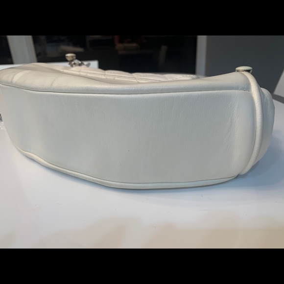 CHANEL | Bags | Authentic Chanel Rare Off White Accordion Handbag ...